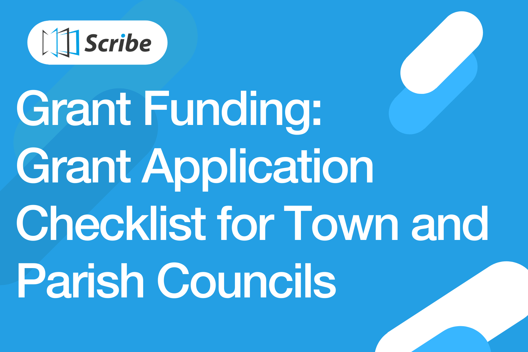 Grant Application Checklist for Town and Parish Councils